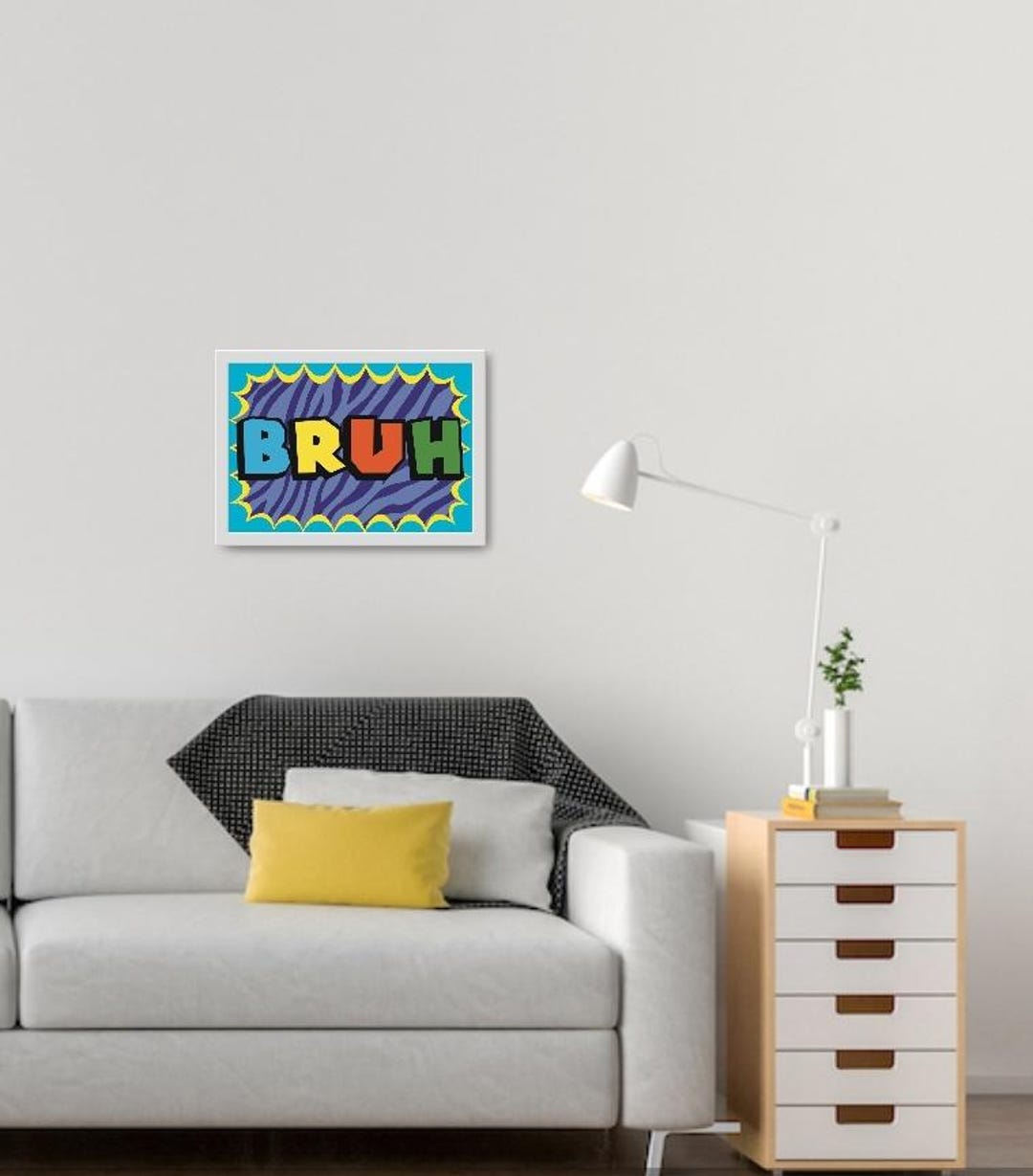 Bruh Art Print - Digital Download - Etsy