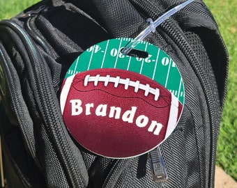 Football Bag Tag | Etsy