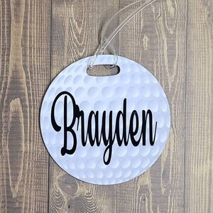 Golf Bag Tag, Golf Gift, Golf Bag Tag, Golf, Personalized Golf, Golf ...