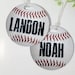 Round Tag, Personalized Sports Bag Tag, Backpack Name Tag, Custom ...