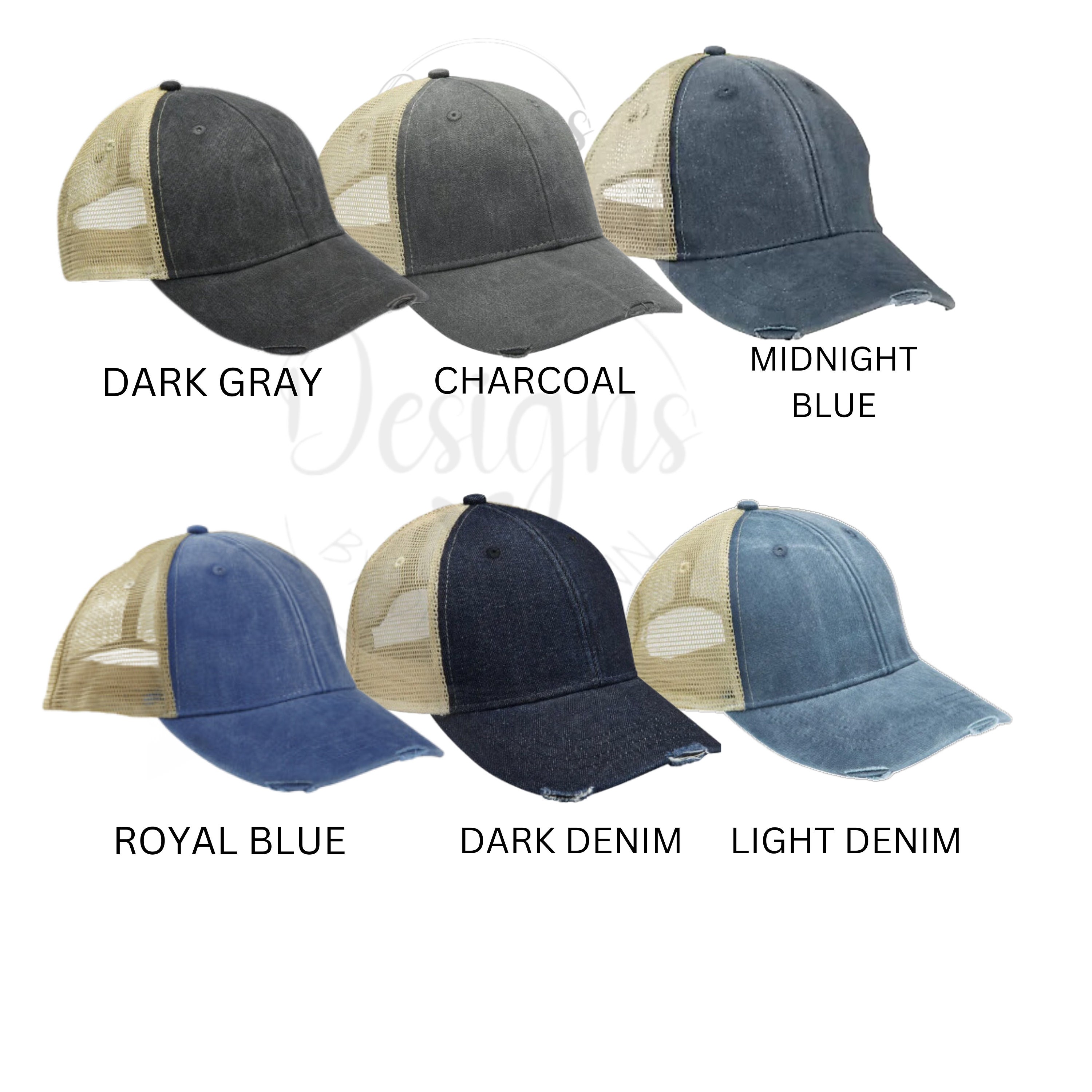 Distressed Trucker Hat, Custom Hat Patch, Women Hats,girls Trip,trucker ...