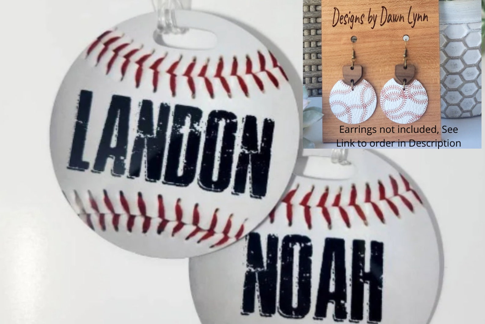 Round Tag Personalized Sports Bag Tag Backpack Name Tag - Etsy