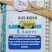 Kids Bus Tag - Car Rider- Personalized School Bus Bag Tag ...