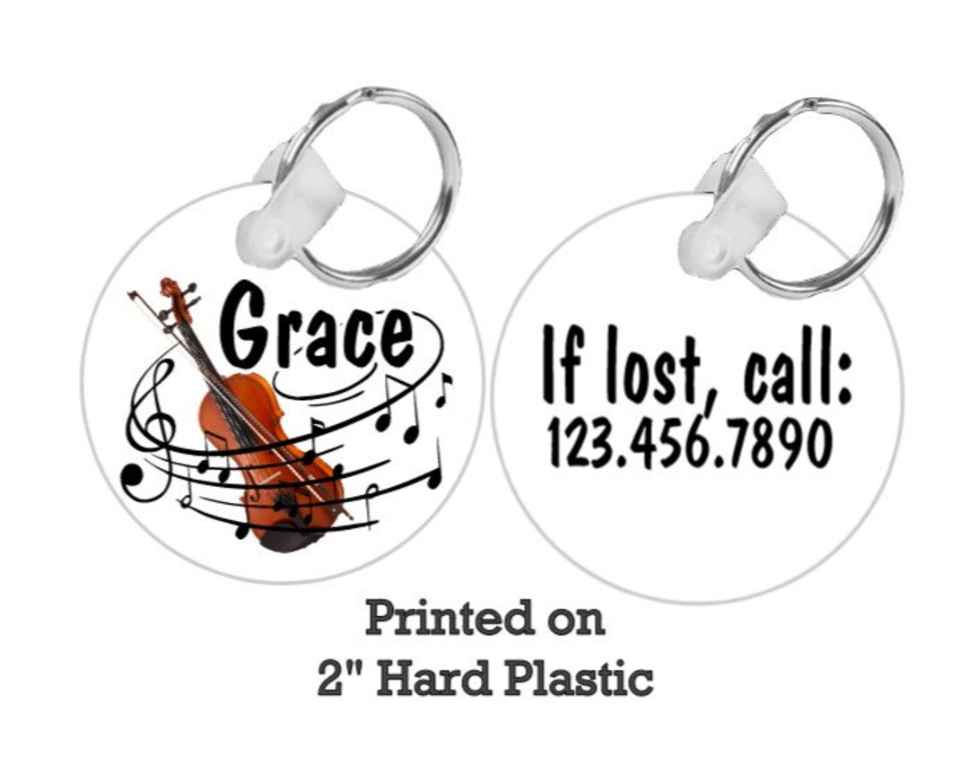 Music Tag, Personalized Music Bag Tag, Luggage Tag, Custom Band Tag ...