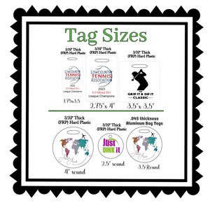 Personalized Sports Bag Tag, Backpack Name Tag, Custom Tags, Add Your ...