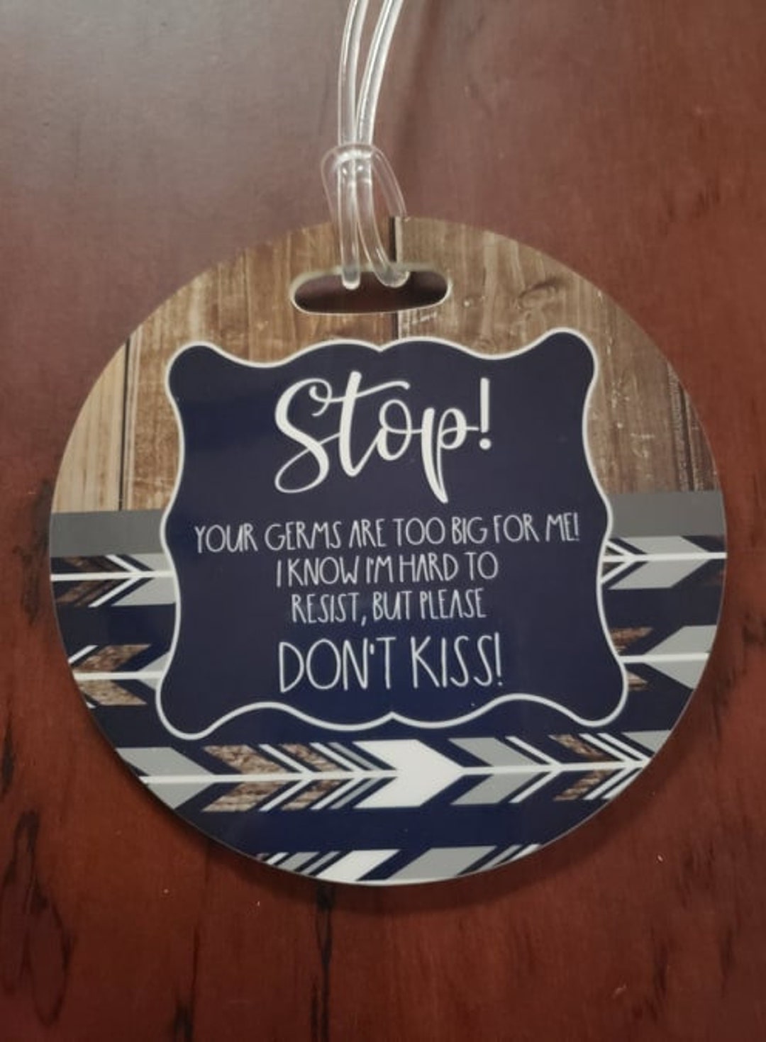 Stroller Germ Tag, Don't Touch/kiss, Preemie NICU Baby Gift - Etsy