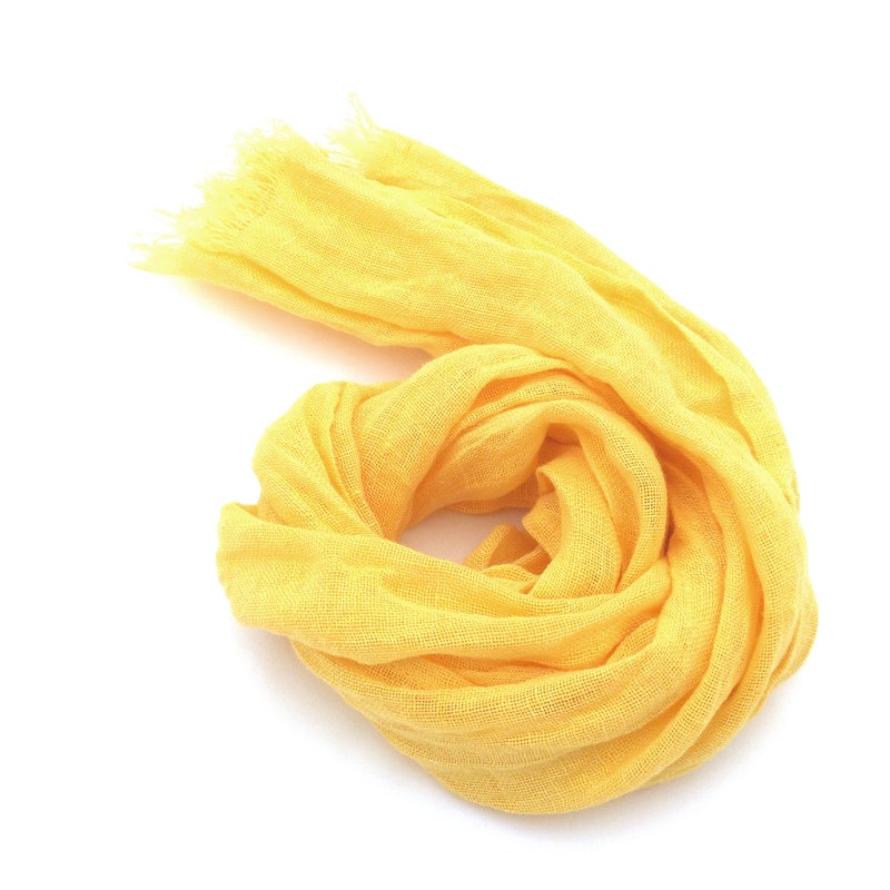 Yellow Scarf - Etsy