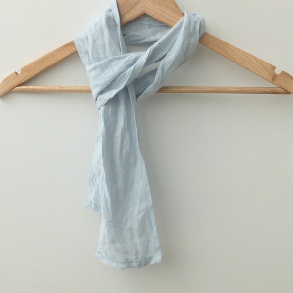 Light Blue Scarf - Etsy
