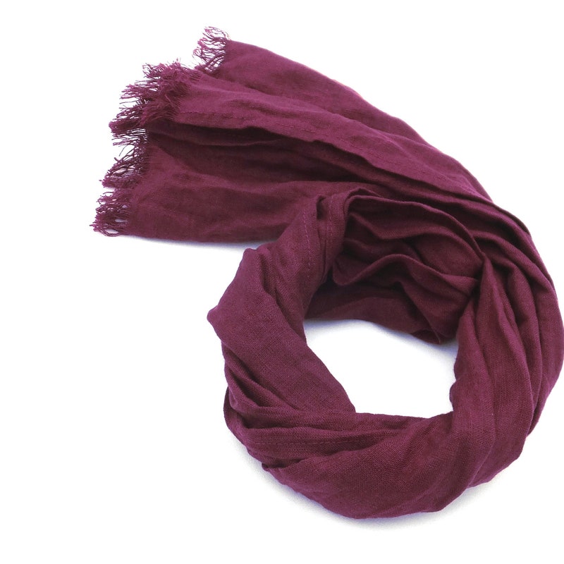 Plum Scarf - Etsy