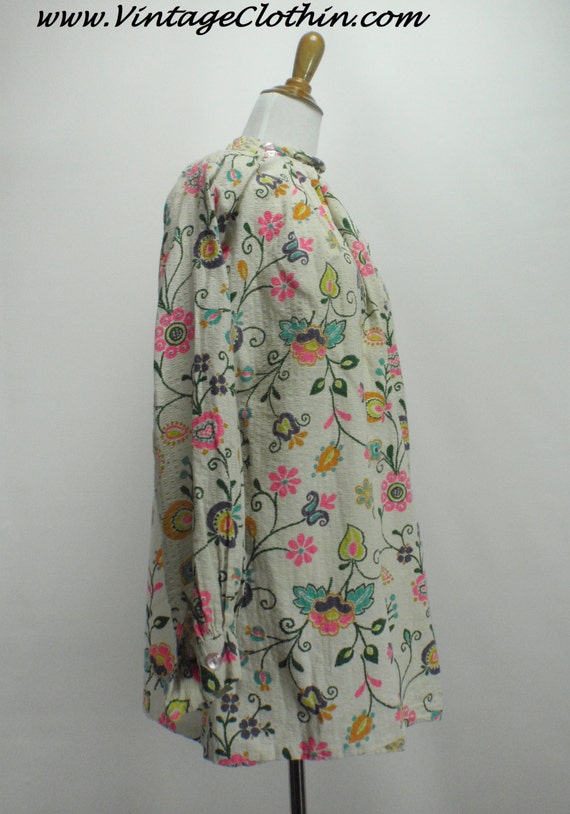 1960s Floral Mod Mini Dress, 1960s Dress, Mod Dress, … - Gem