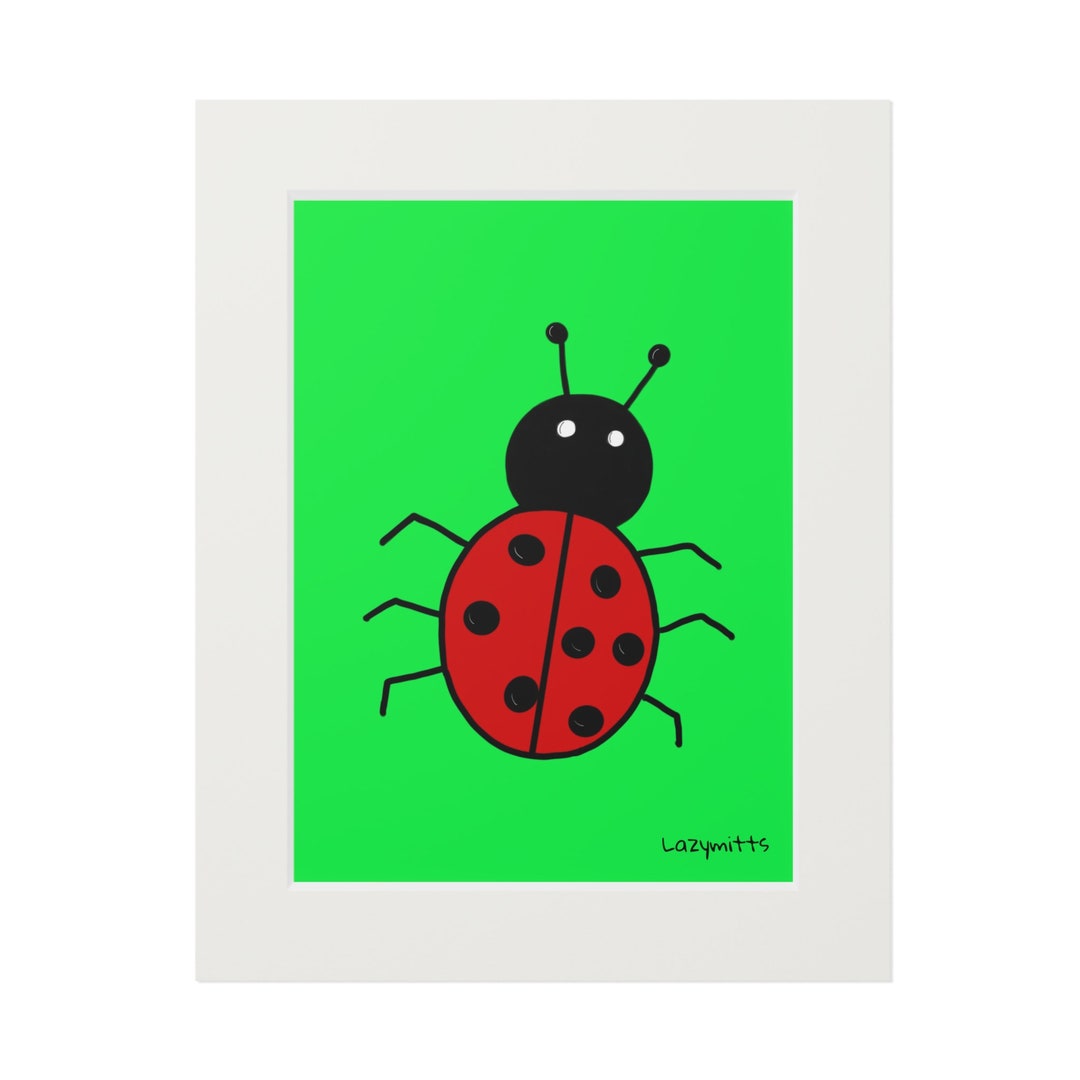 Ladybird Art Print - Etsy