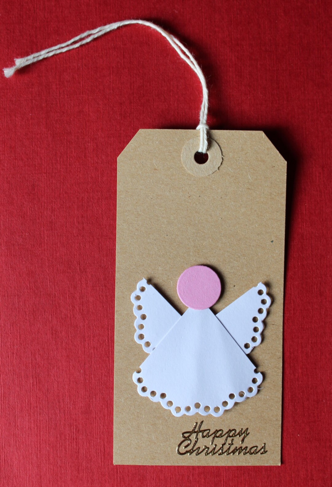 Handmade Angel Christmas Gift Tags 5pk - Etsy UK