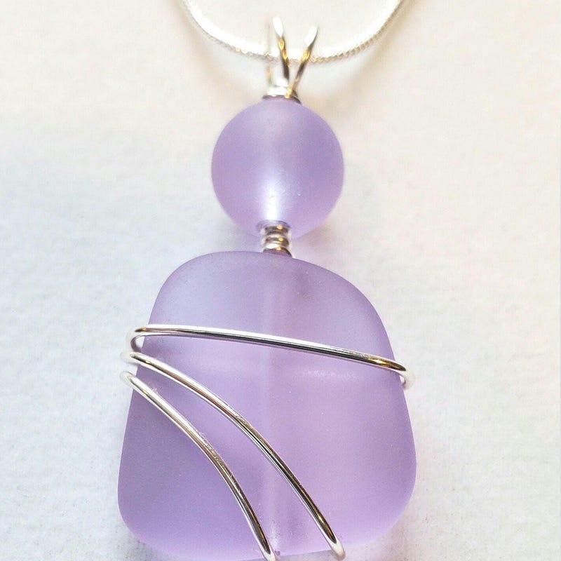 Lavender Necklace - Etsy