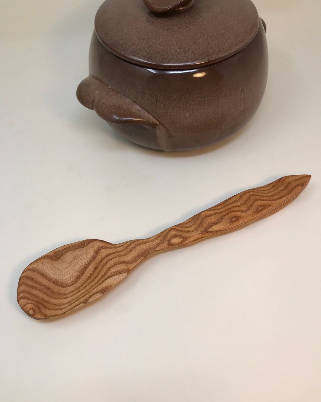 Wood Spoon, Wooden Spoon, Ergonomic Wood Spoon, Coffee Bean Wood Spoon ...