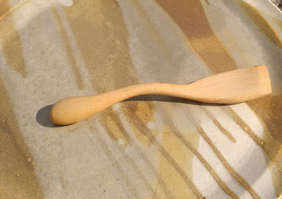 Left Handed Wood Spoon, Maple Gravy-making Left Handed Spoon, Small ...
