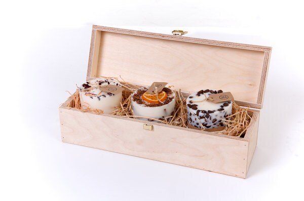 Gift for Home Natural Wax Handmade Wax Christmas Candles Gift - Etsy UK