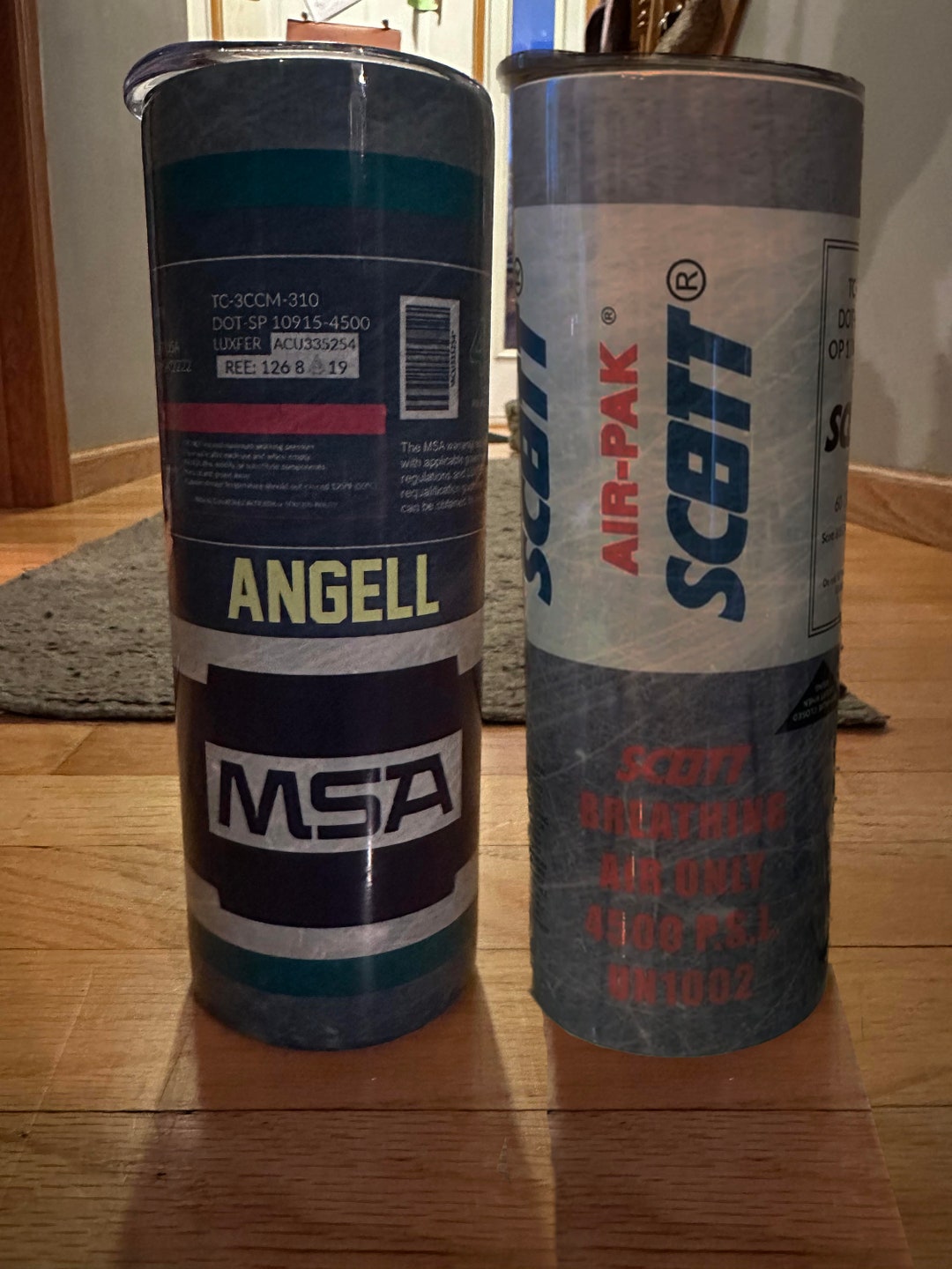 SCBA Bottle 20 Oz Tumbler can Be Customized - Etsy