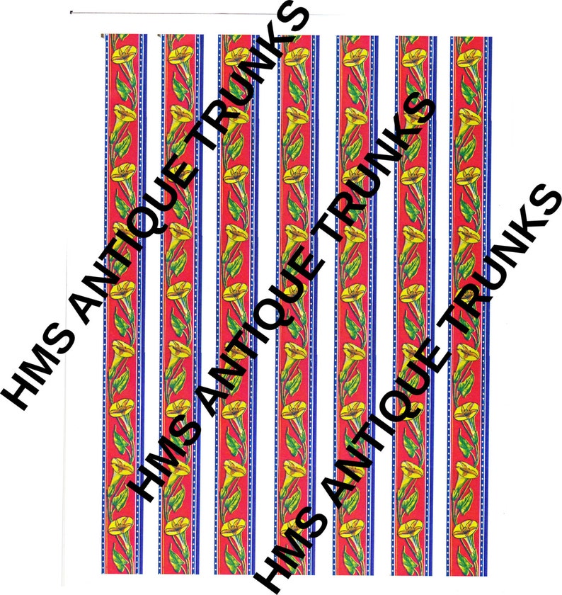 Antique Trunk Interior Trim Kit Complete Set of Original Reproduction ...