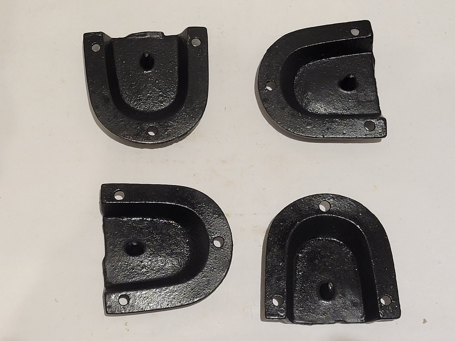 Antique Trunk Cast Iron Handle End Caps - Etsy