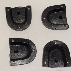 Antique Trunk Cast Iron Handle End Caps - Etsy