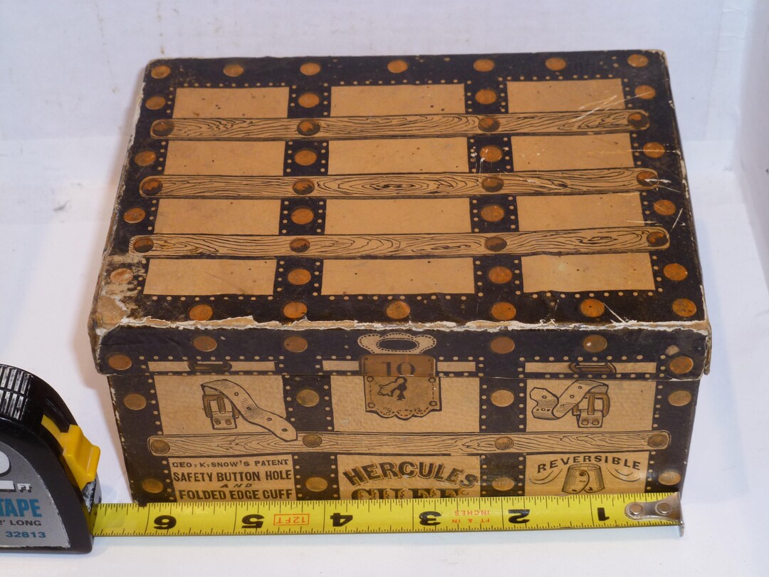 1870 Hercules Reversible Cuff Trunk Box - Etsy