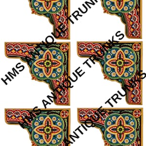 Antique Trunk Interior Trim Kit Complete Set of Original Reproduction ...