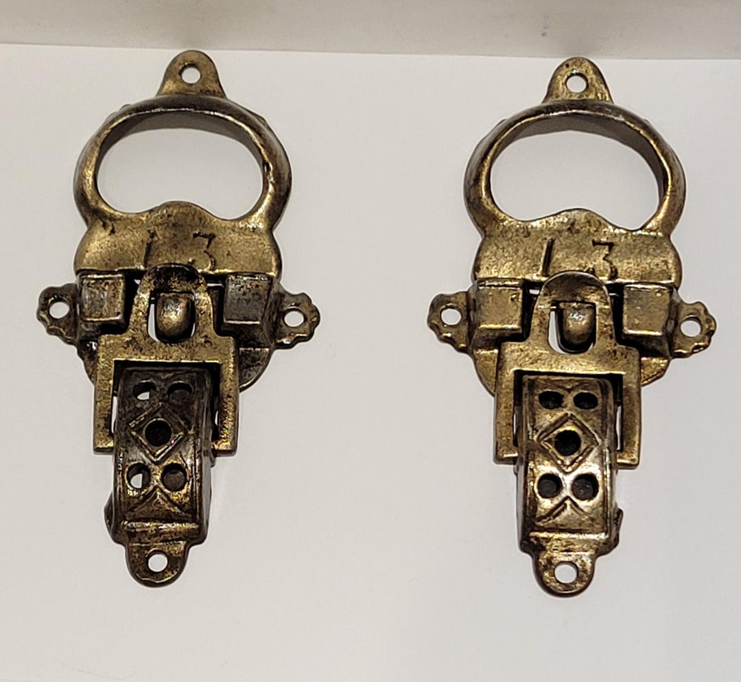 Pair Cast Iron Taylor Patent Antique Trunk Latches - Etsy