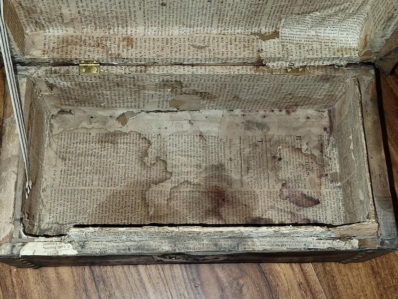 1823 Black Leather Document Box - Etsy