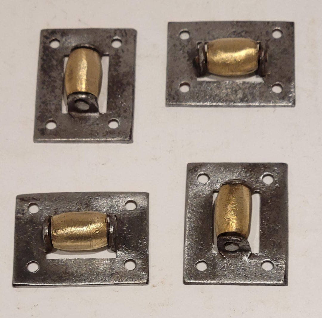 Antique Trunk Iron & Brass Casters - Etsy