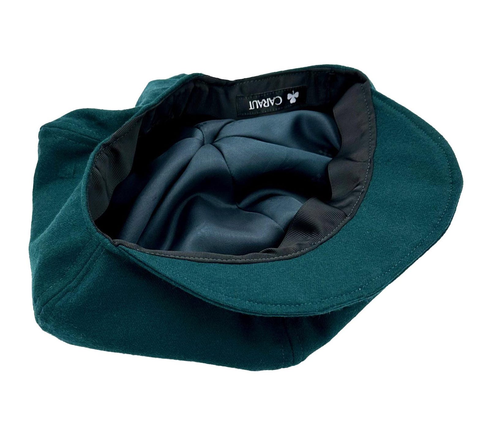 Wool Hat (XL) Green Solid -styled for Men or Women. Newsboy Cap, Baker ...