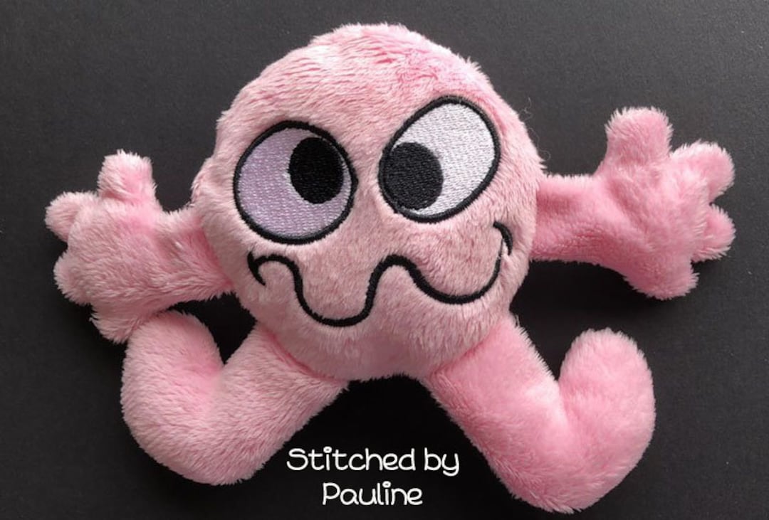 NNC ITH Silly Face Softie for the 4x4 and 5x7 Hoops - in All Popular ...