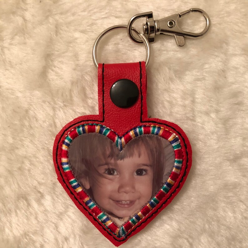 NNC ITH Photoframe Key Ring for the 4x4 Hoop in All Popular - Etsy