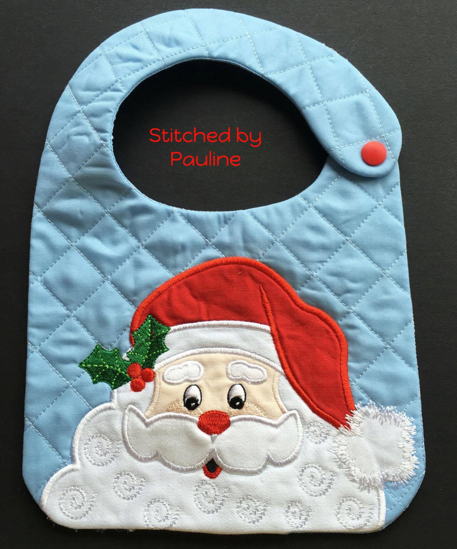 NNC ITH Santa Bib for the 200x300 8x12and 200x280 - Etsy UK