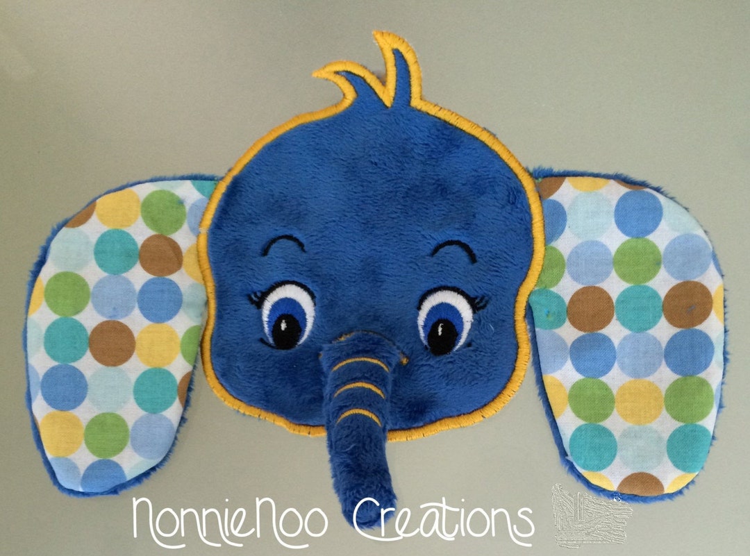 Ellie the Elephant - Machine Embroidery for the 4x4 and 5x7 Hoop - Vp3 ...