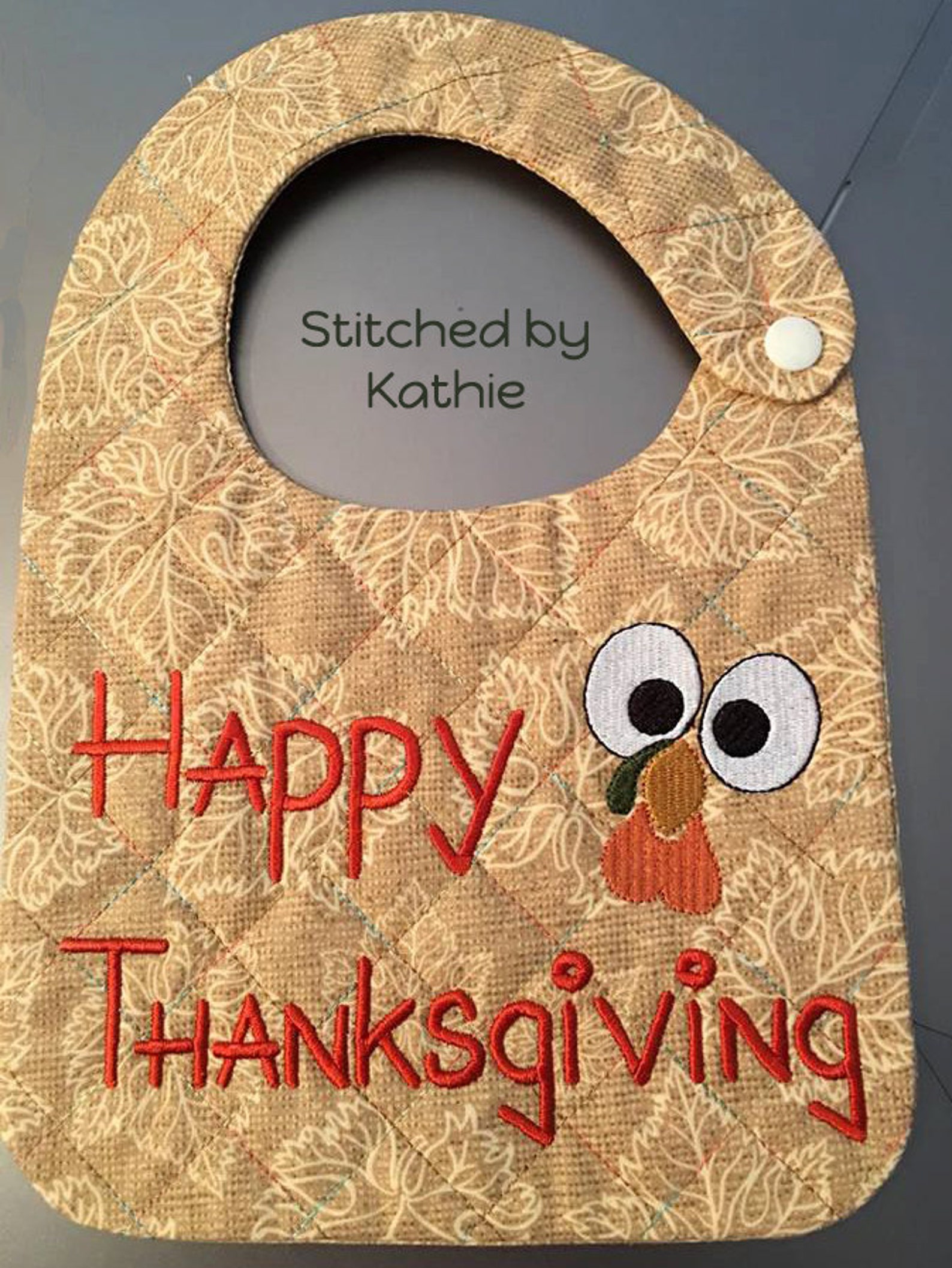 NNC ITH Thanksgiving Bib for the 200x300 (8x12)and 200x280 (7.9"x11 ...