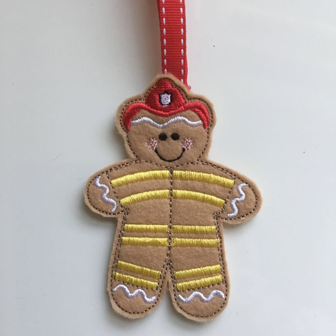 NNC ITH Firefighter Ginger for the 4x4 Hoop in All Popular Formats - Etsy