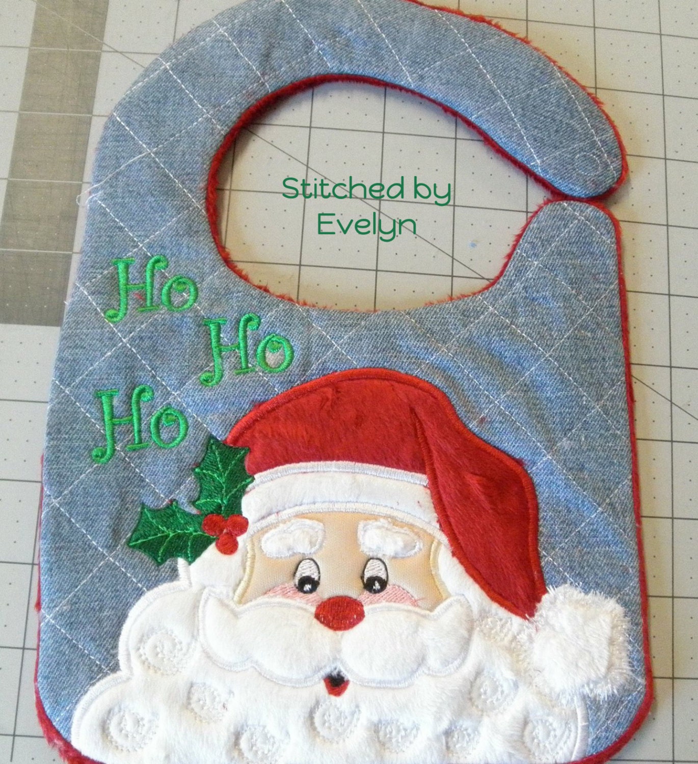 NNC ITH Santa Bib for the 200x300 8x12and 200x280 - Etsy UK
