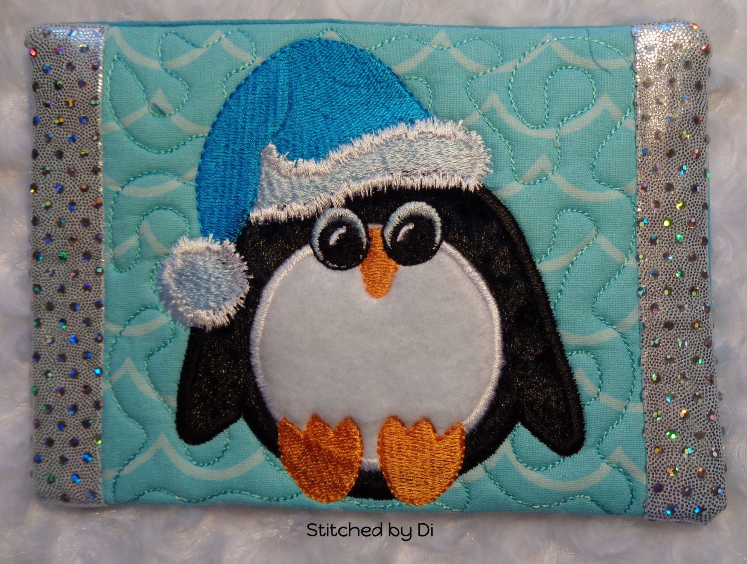 NNC ITH Christmas Penguin Mug Rug for the 5x7 Hoop in All - Etsy