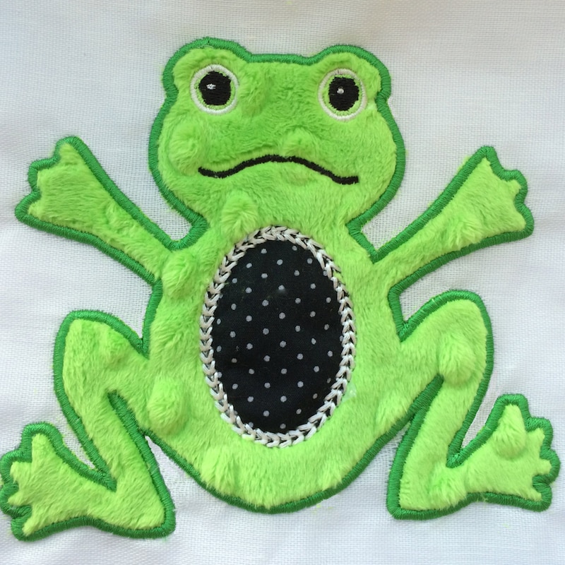 Frog Applique - Etsy