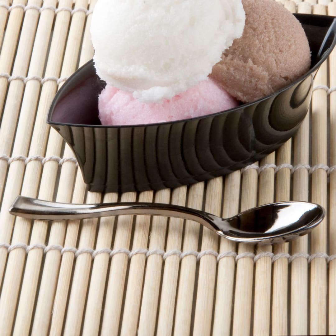 Miniature Spoons for Appetizers Hors D'oeuvres Upscale Stainless Steel ...