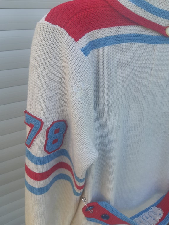 Original Vintage high school varsity letterman sweate… - Gem