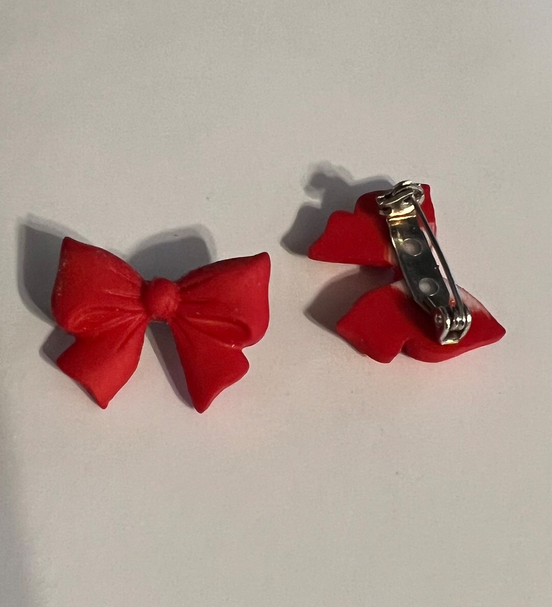 Cute Red Bow Pin! - Etsy