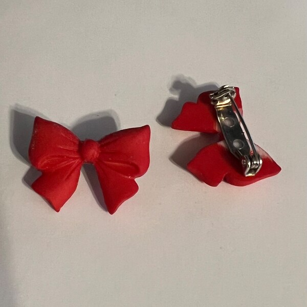 Red Bow - Etsy