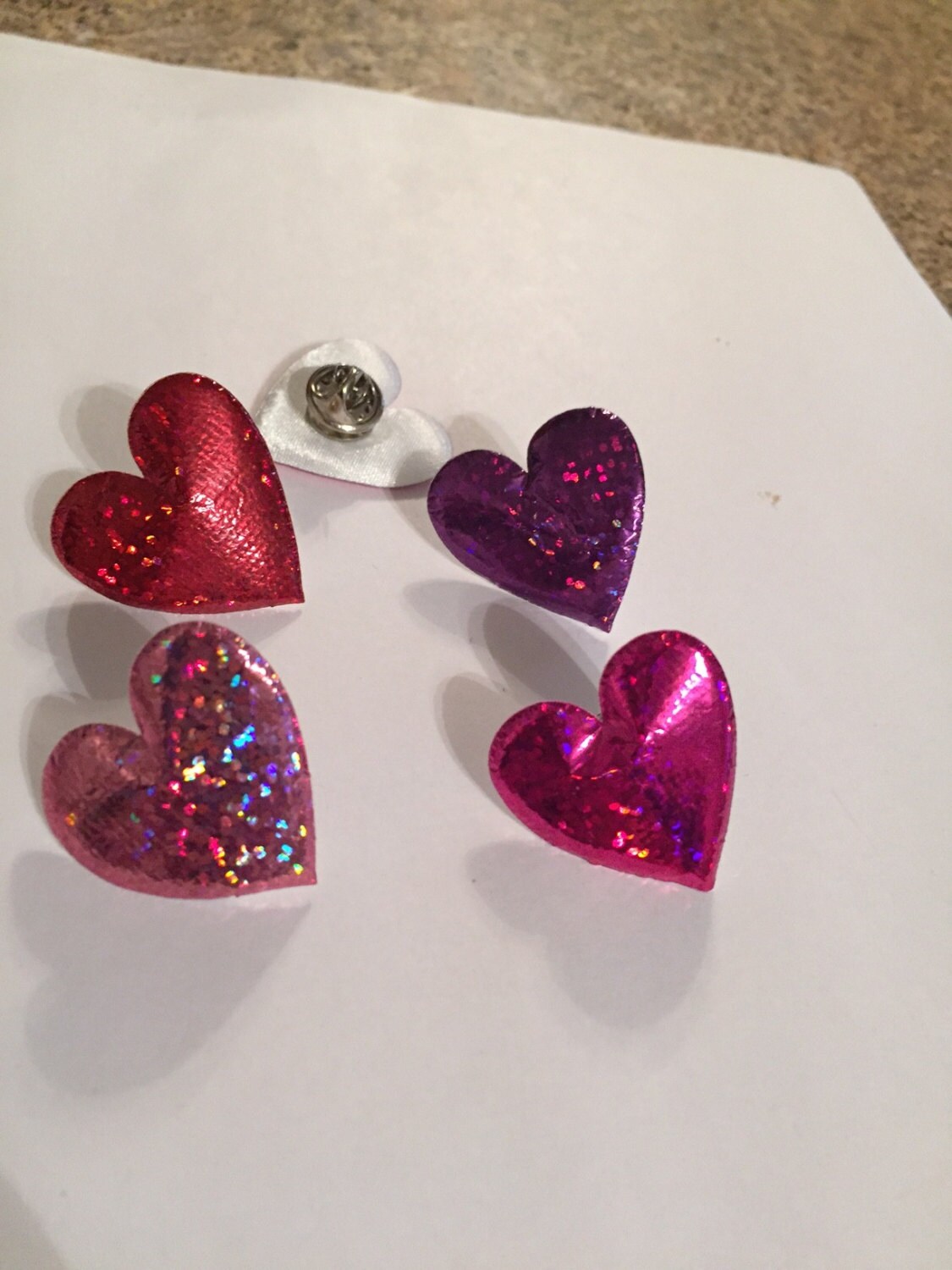 Fabric Valentines Day Pins - Etsy