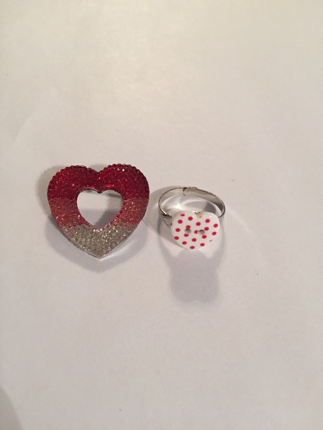 Cute Heart Rings and Pins! - Etsy