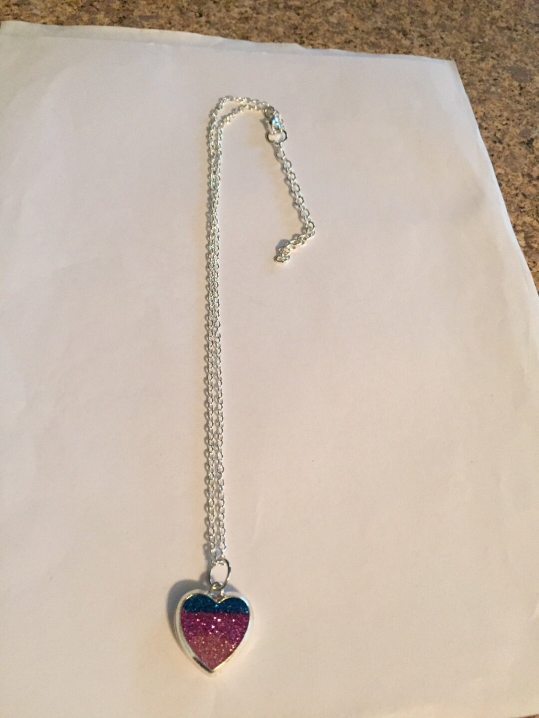 Pretty Pink Heart Necklaces! - Etsy