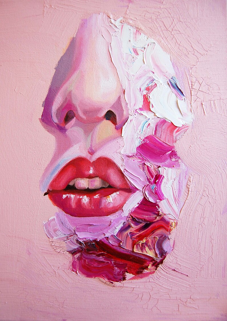 Impression dart art abstrait féministe peinture abstraite - Etsy France