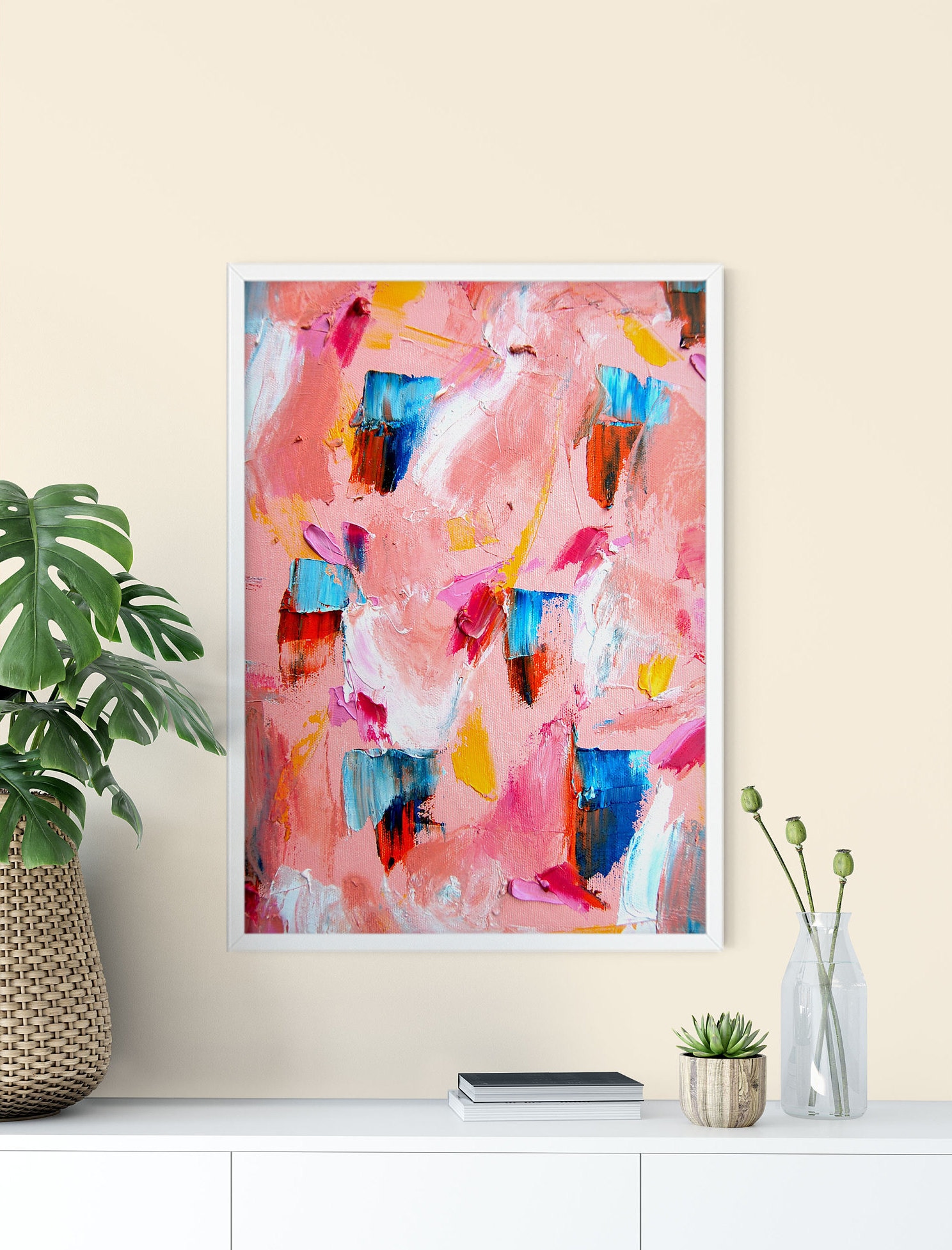 Art print A3 print A4 print abstract print wall decor | Etsy