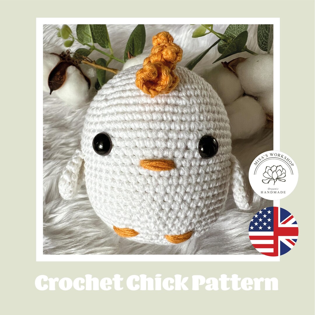 Little Cute Chick Pattern, Crochet Chick Pattern, Amigurumi Chick ...