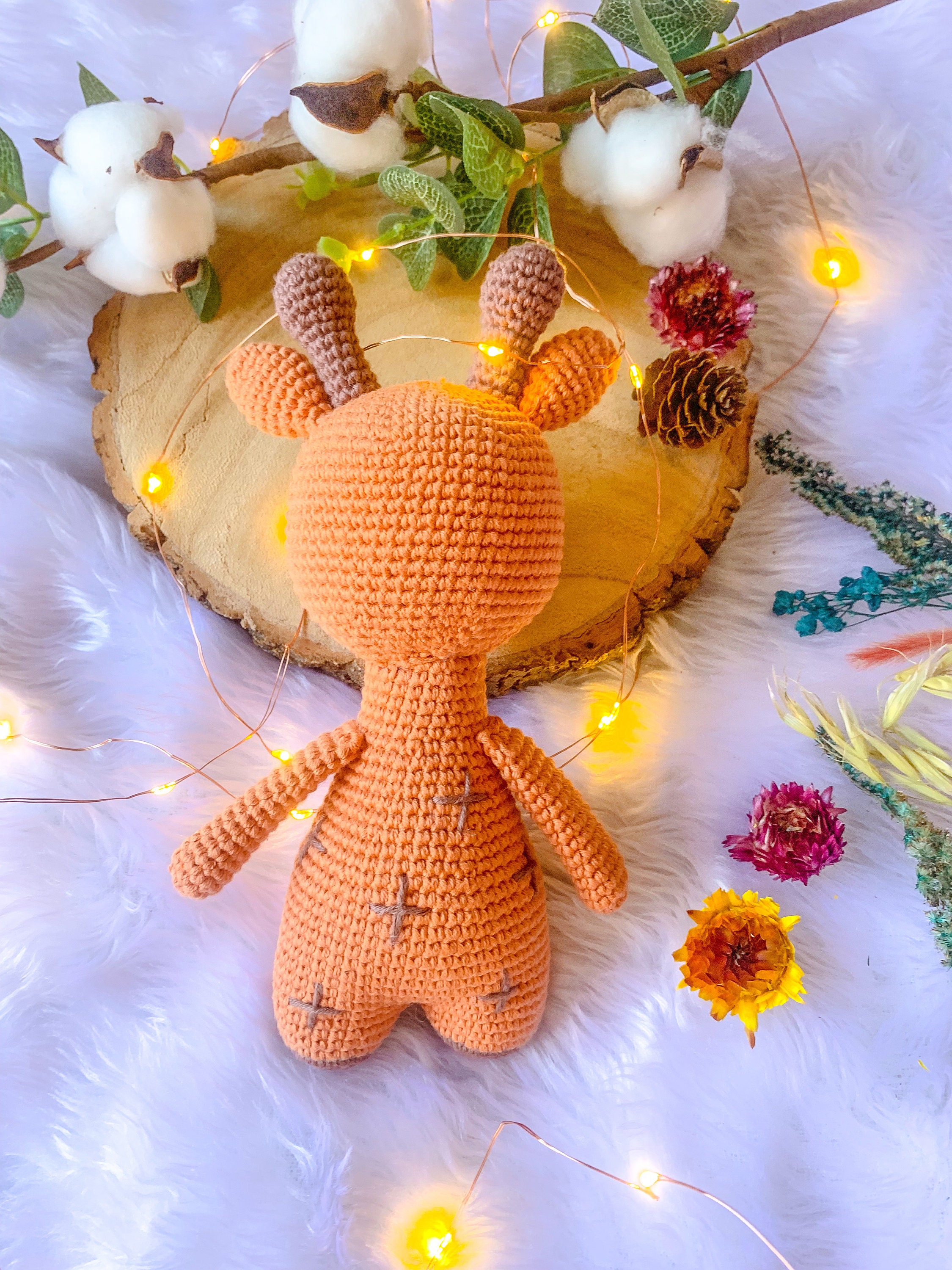 Giraffe Crochet Pattern, Crochet Animal Toy and Teether PDF Tutorial ...